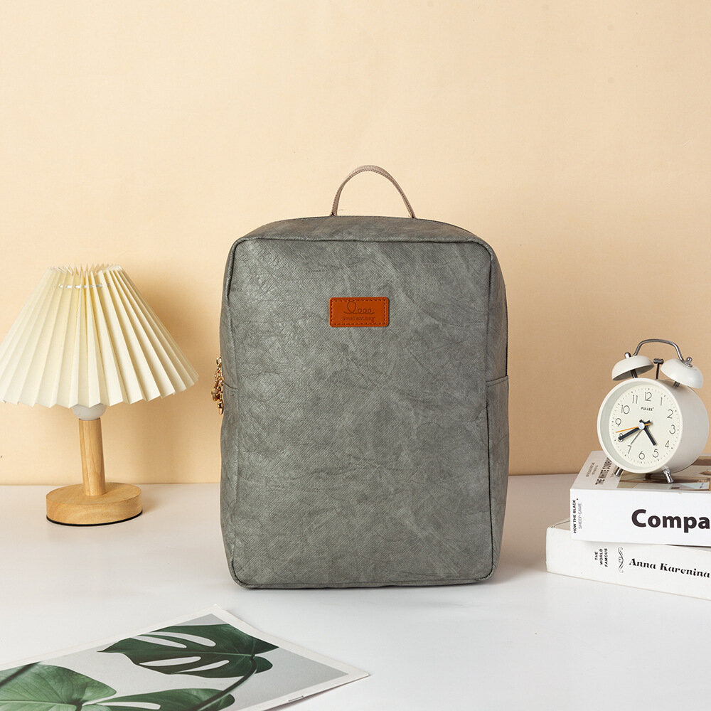Рюкзак SMALL ANT BAG Dupont Paper, крафт-бумага, водонепроницаемый, серый