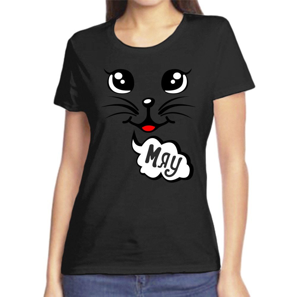 Футболка мяу