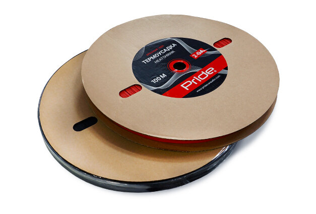 Термоусадочная лента Pride, 2Ga, нейлон, черная, отрез 10 м