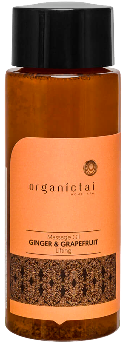 Массажное масло имбирь И грейпфрут подтягивающее, 100 мл, OrganicTai