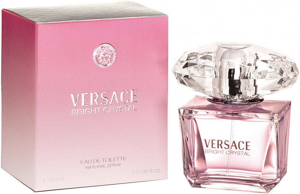 Туалетная вода Versace "Bright Crystal", женская, цветочные, фруктовые ноты, 50 мл