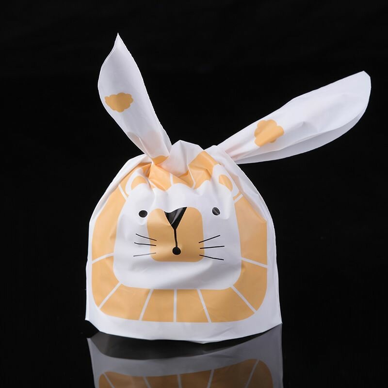 Подарочные пакеты с ушками-завязками 50 шт, пакетики в детский сад, садик, подарочная упаковка