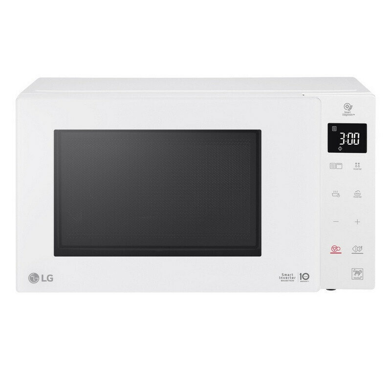 Микроволновая печь LG MW23R35GIH 23л, 1000Вт, белый, Smart Inverter, сенсор