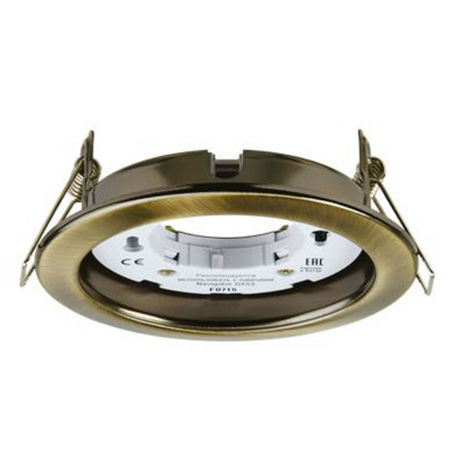 NAVIGATOR Motley встроенный светильник бронзовый с GX53 патроном для точечного освещения