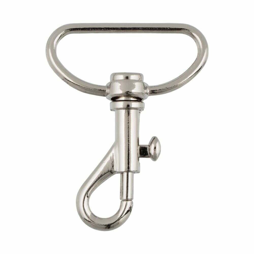 Карабин сумочный металлический "Gamma" GH 113/30/10 30 мм 10 шт. №04 под никель