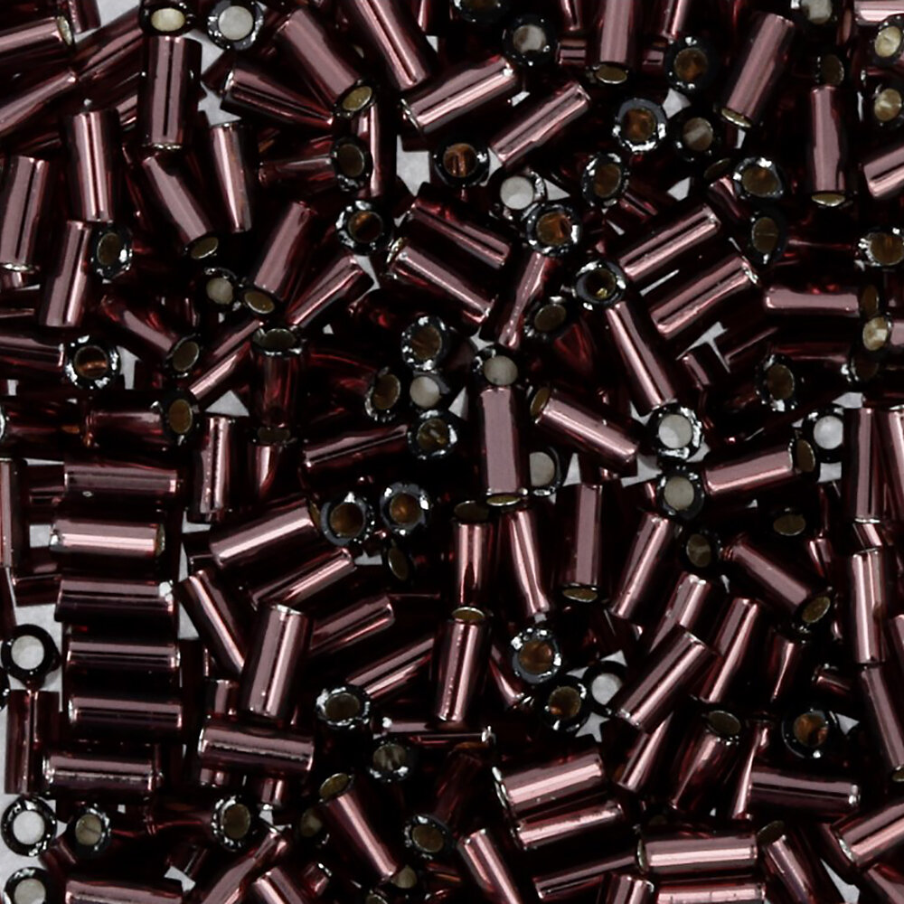 Бисер Япония "TOHO" BUGLE №3 3 мм 5 х 5 г №0026C фиолетовый
