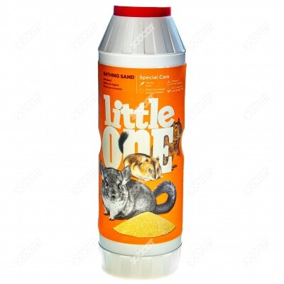 Песок для купания грызунов Little One (Литтл Ван) 1кг банка/6