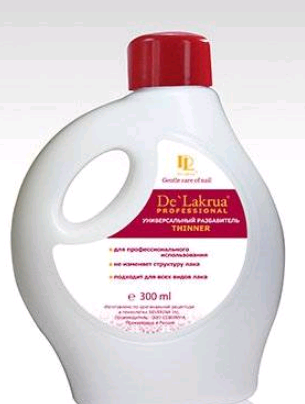 Severina De'lakrua Универсальный разбавитель лаков "thinner" 300 мл.