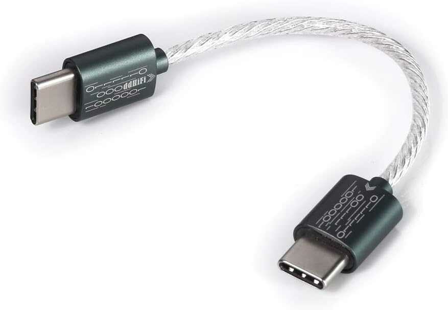 DdHifi TC05 M2 USB-C to USB-C OTG Cable, белый, кабель питания
