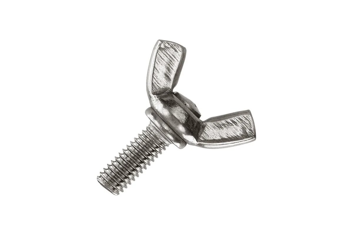 23 болта Винт-барашек М4x10 мм, нержавеющая сталь DIN 316 (5 шт.) 11429