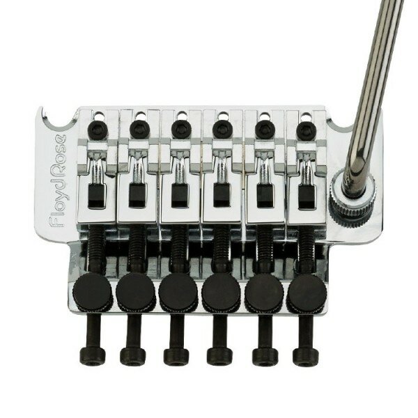 Тремоло Original Floyd Rose, FRT100, хром, сустейн блок - 37 мм