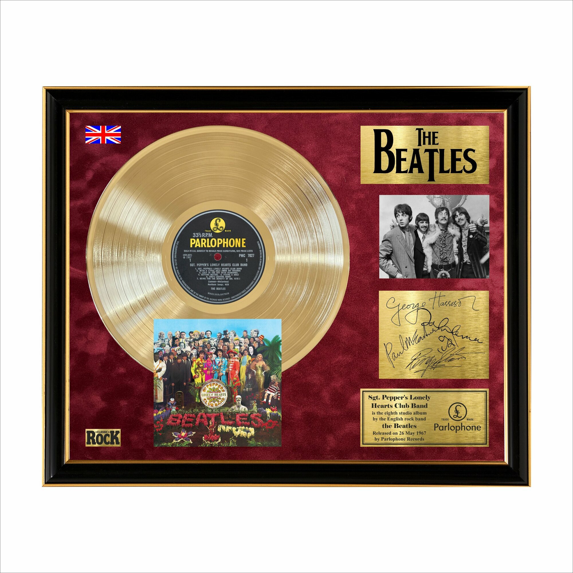 The Beatles Золотая виниловая пластинка
