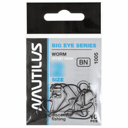 Крючки Nautilus офсетные 1005 №3/0 (7шт.)