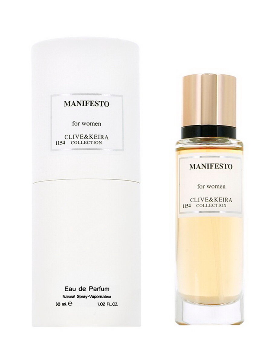 Туалетная вода женская Clive&Keira W 1154 MANIFESTO, спрей 30 мл.