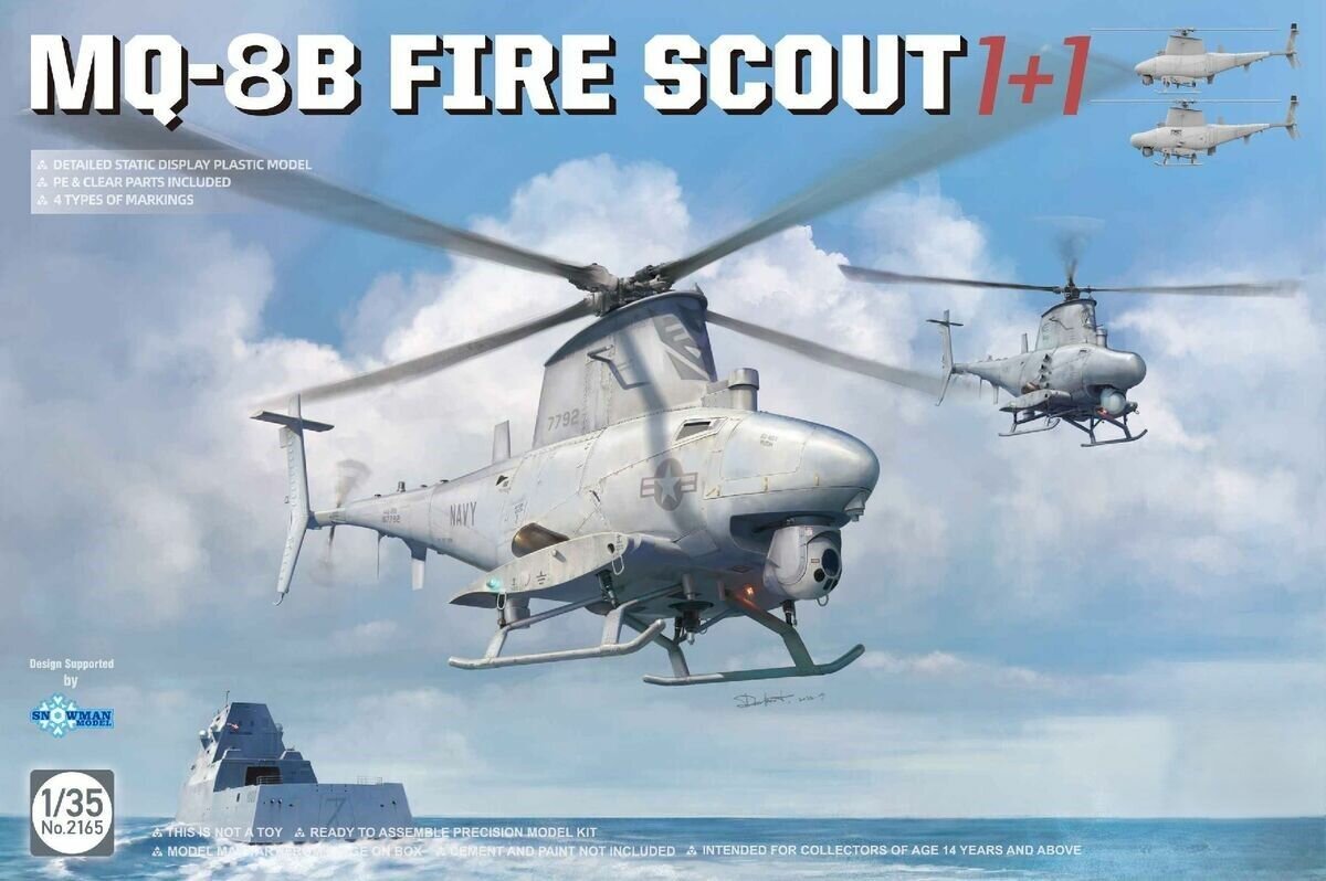 ТА2165 Беспилотный летательный аппарат MQ-8B Fire Scout (1/35)