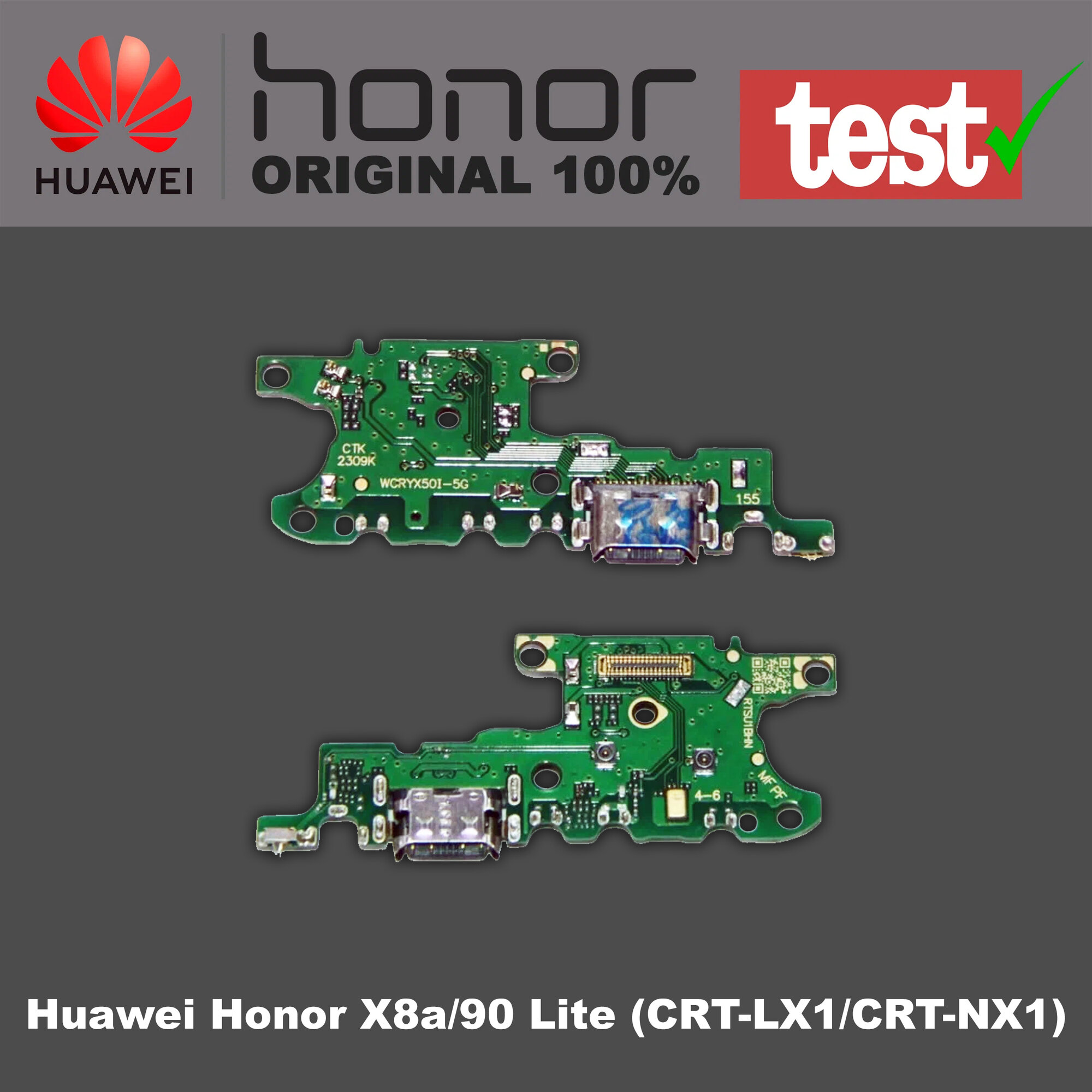 Нижняя Плата Original (шлейф) на Honor X8a/90 Lite (CRT-LX1/CRT-NX1) KASIK: store