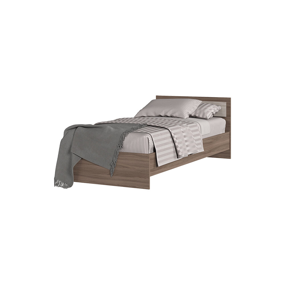 Кровать детская 90х200 Гармония КР 603 (952х700х2032), шимо темный / шимо светлый