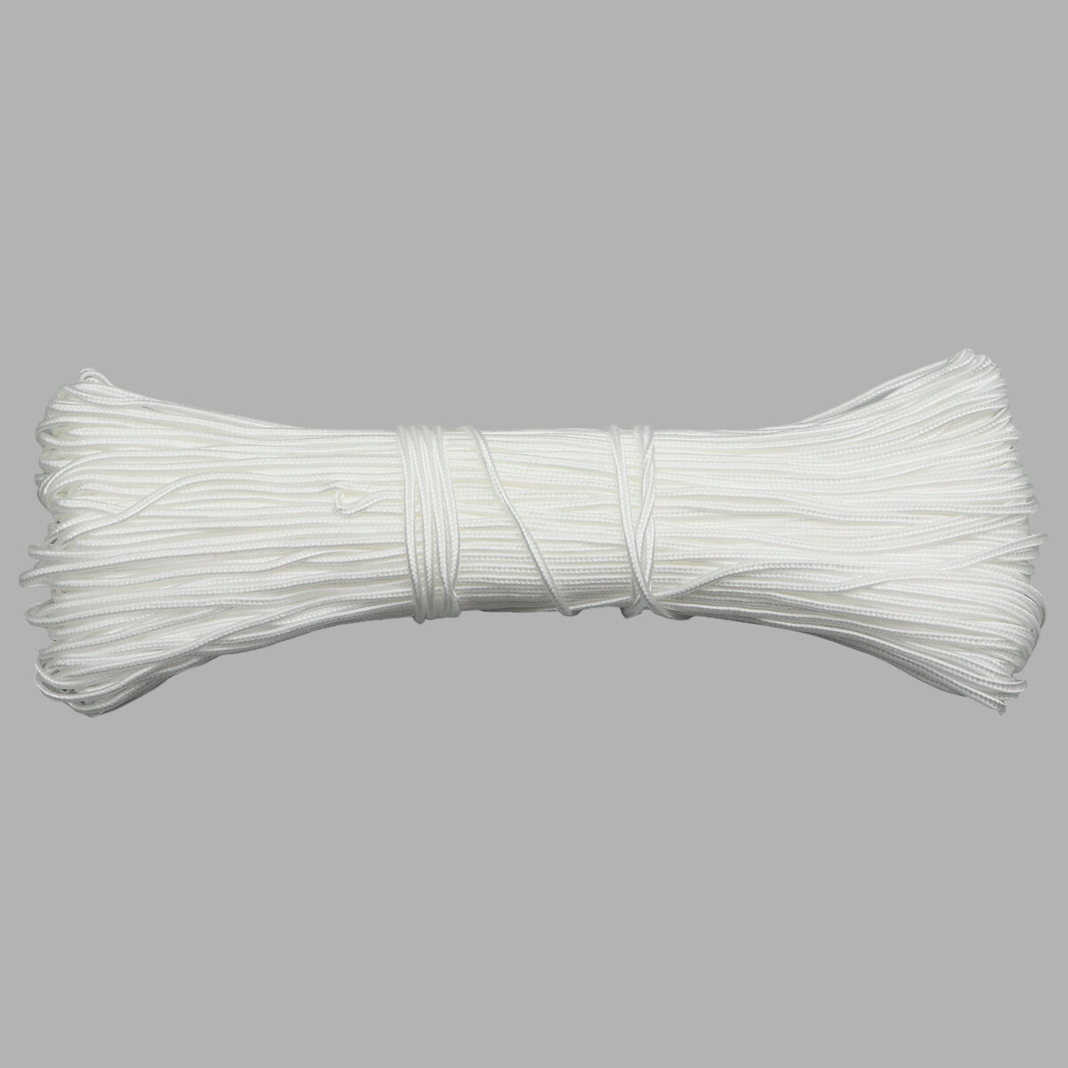 Сутажный шнур для рукоделия и шитья, 2 мм*50 м, белый, Красная лента