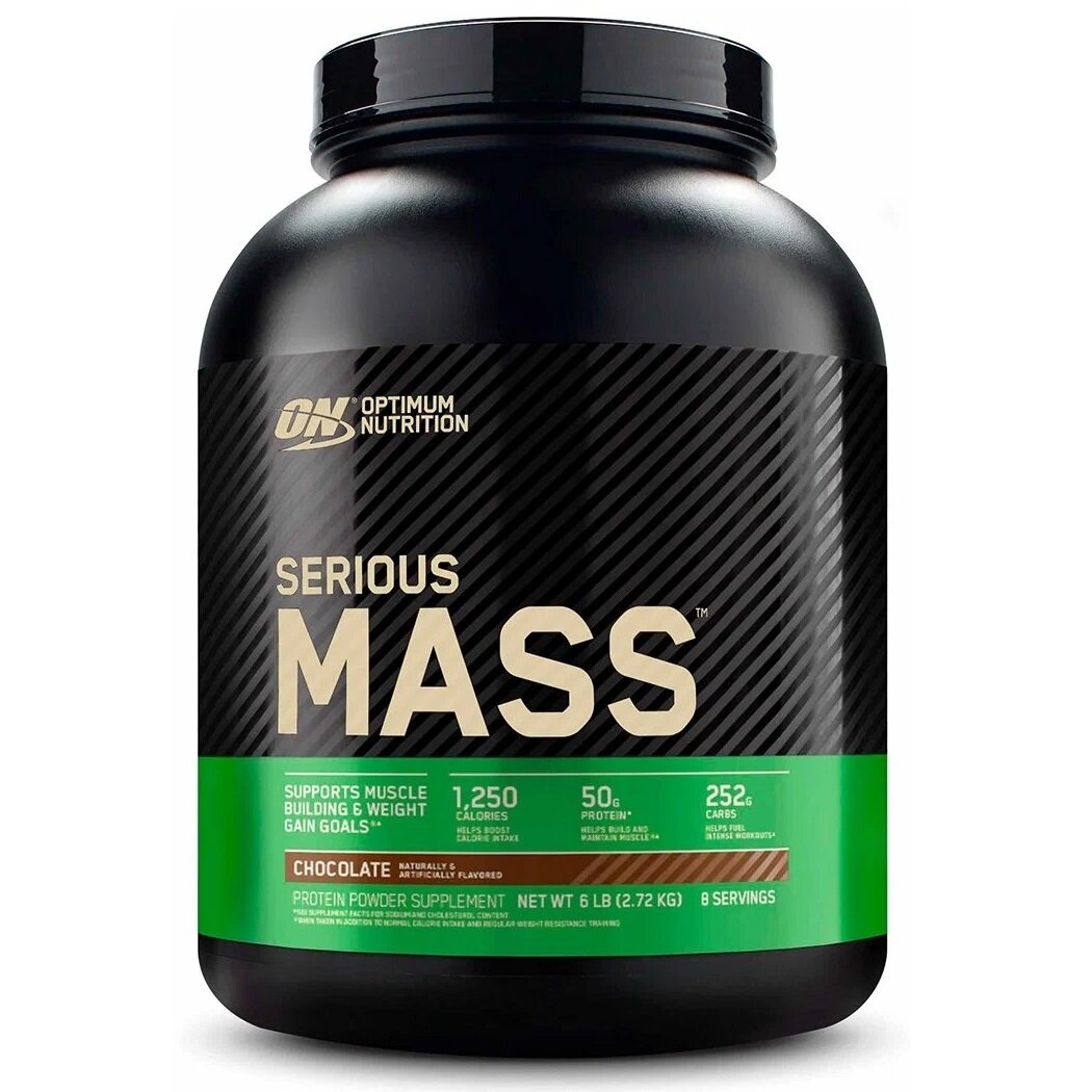 Гейнер для быстрого набора мышечной массы Serious Mass 2720 гр. 6lb (Optimum Nutrition) Шоколад