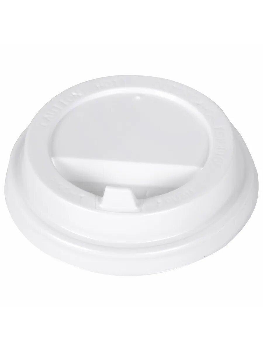 Крышка для стакана 200-250 мл, диаметр 80 мм, 100 шт