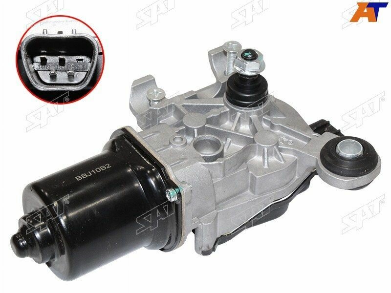 . SAT Мотор трапеции стеклоочистителя для NISSAN X-TRAIL 14-/QASHQAI 14- LHD