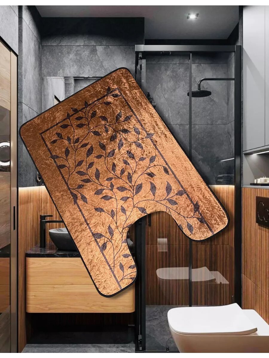 Коврик для туалета противоскользящий