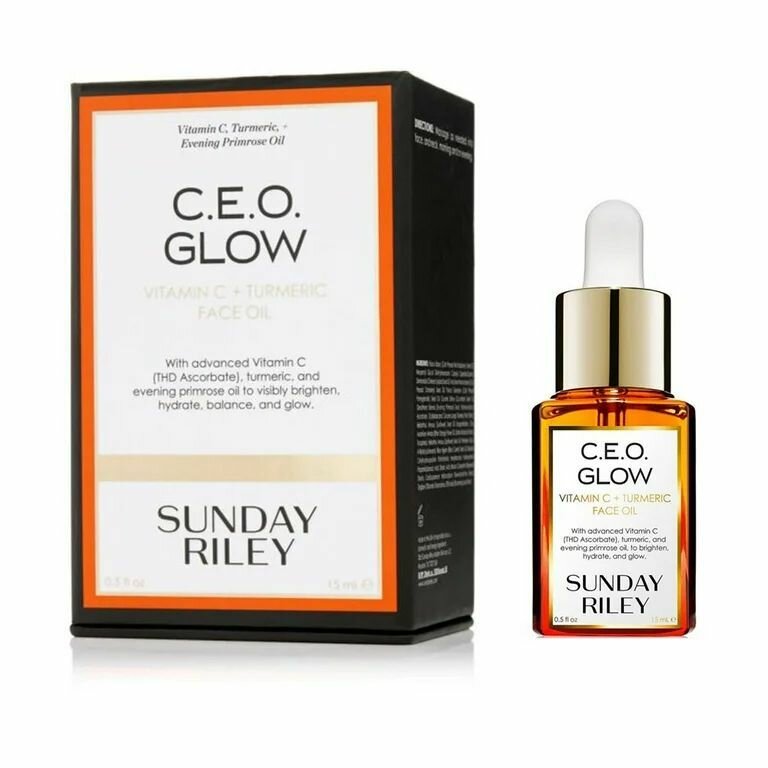 Sunday Riley Масло для лица с витамином С и куркумой CEO Glow Vitamin C + Turmeric Face Oil 15ml