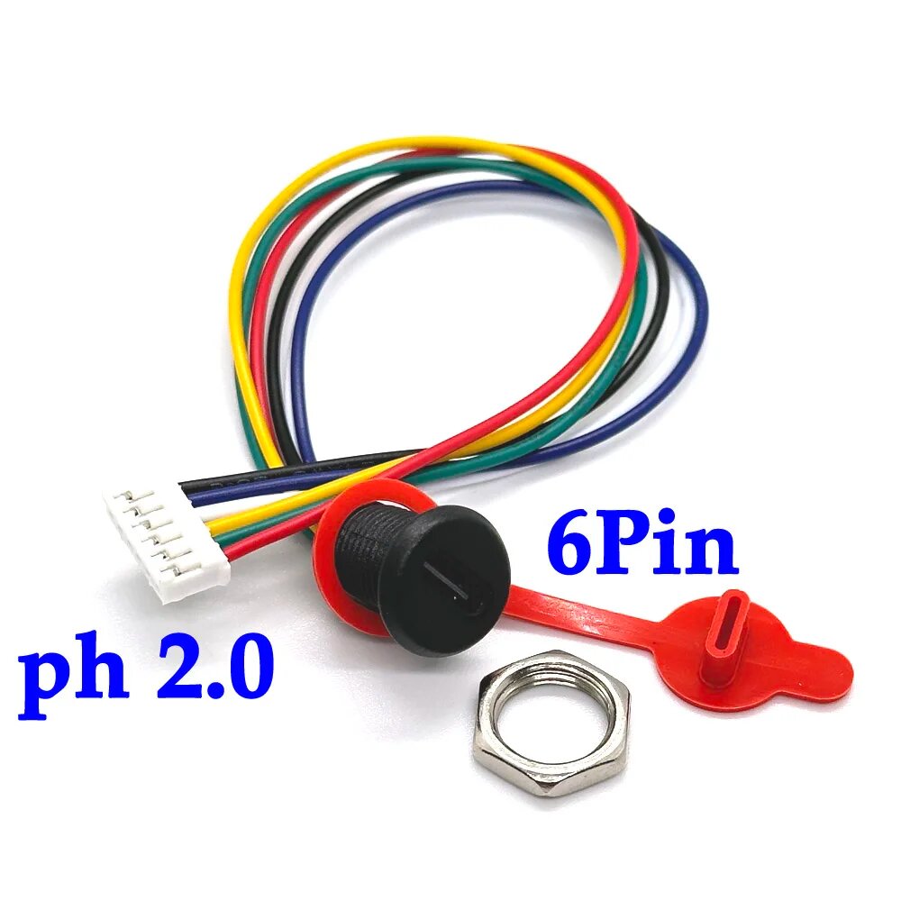 Водонепроницаемые разъемы USB Type-C LAJQTAO 2P-6P 6Pin to PH 2.0
