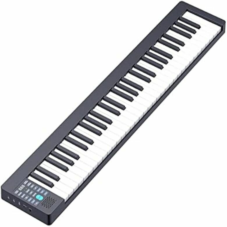 Полноразмерное цифровое пианино с 61 клавишей Портативное электронное клавиатурное пианино