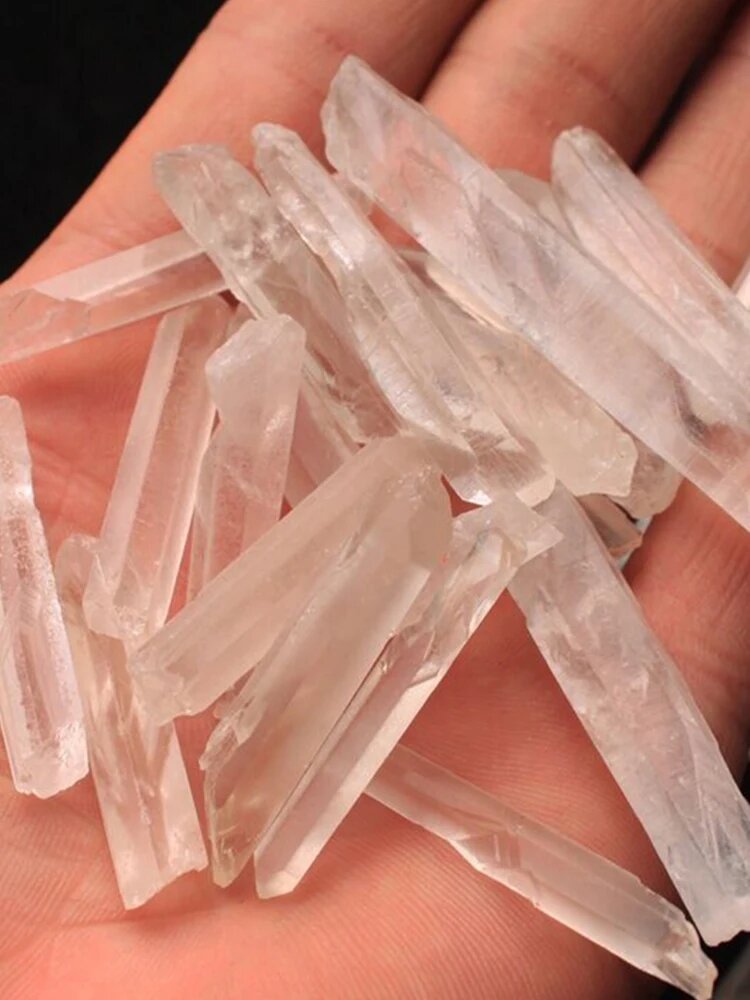 Необработанный прозрачный кварц 100g