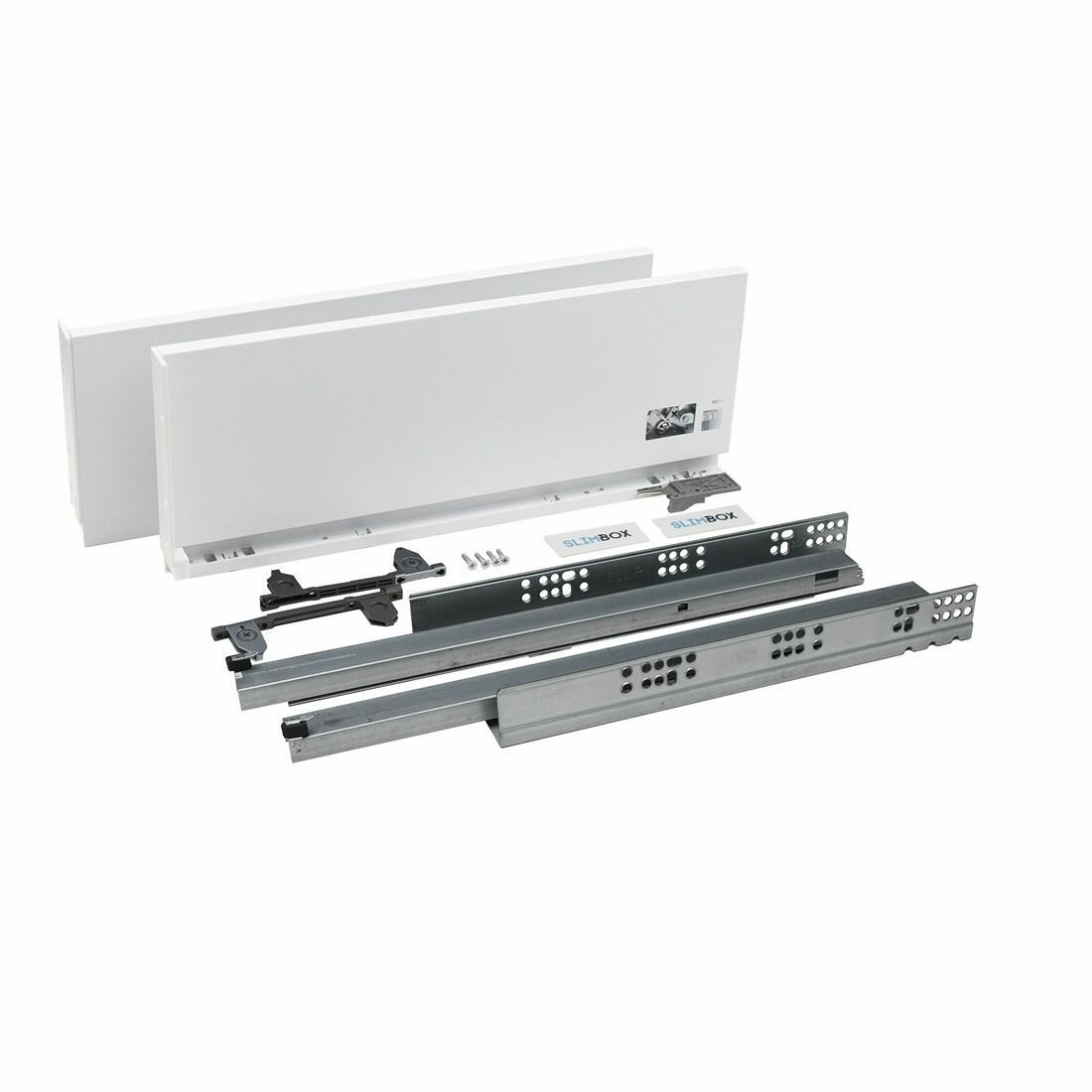Система ящиков Slimbox AKS H=175 L-500 белый PUSH TO OPEN ДСП16мм