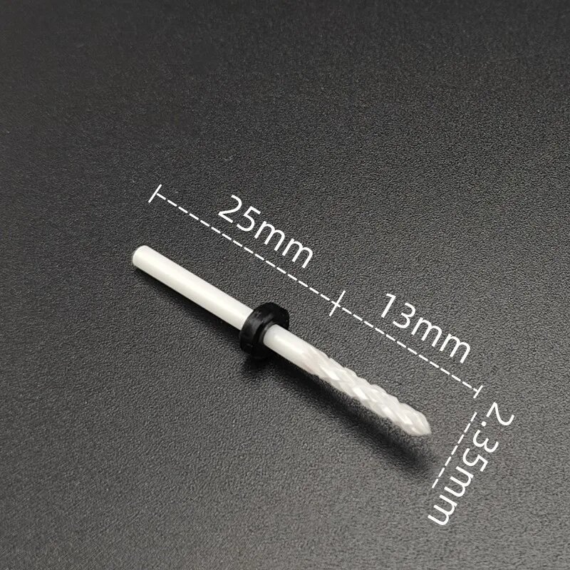 Цельная керамическая дрель для дизайна ногтей, роторный резак, устройство для чистки, аксессуары для машин для дизайна ногтей, инструмент для удаления геля для ногтей