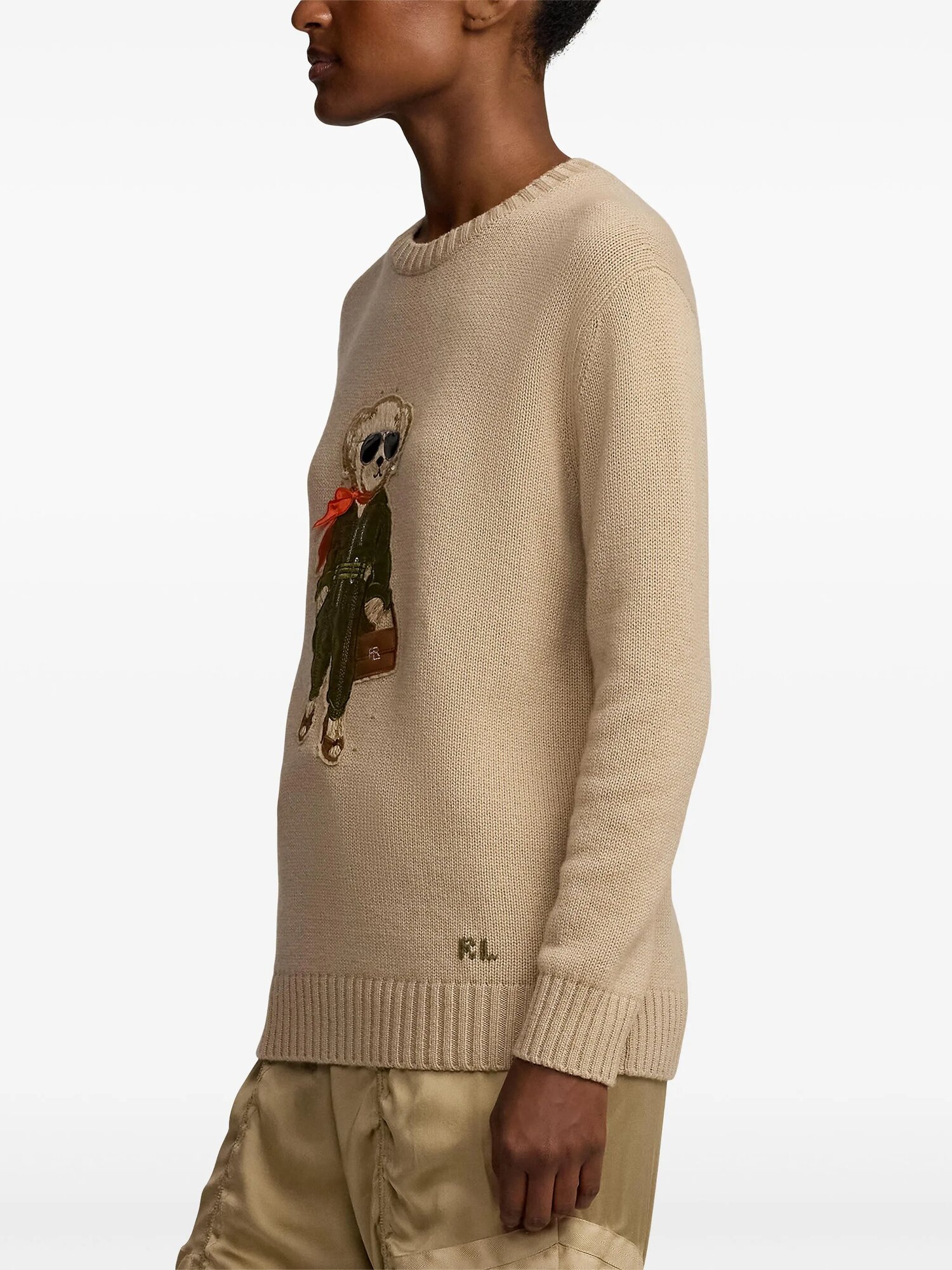 Свитер Ralph Lauren Collection Polo Bear, размер 48, , разноцветный — фото 1