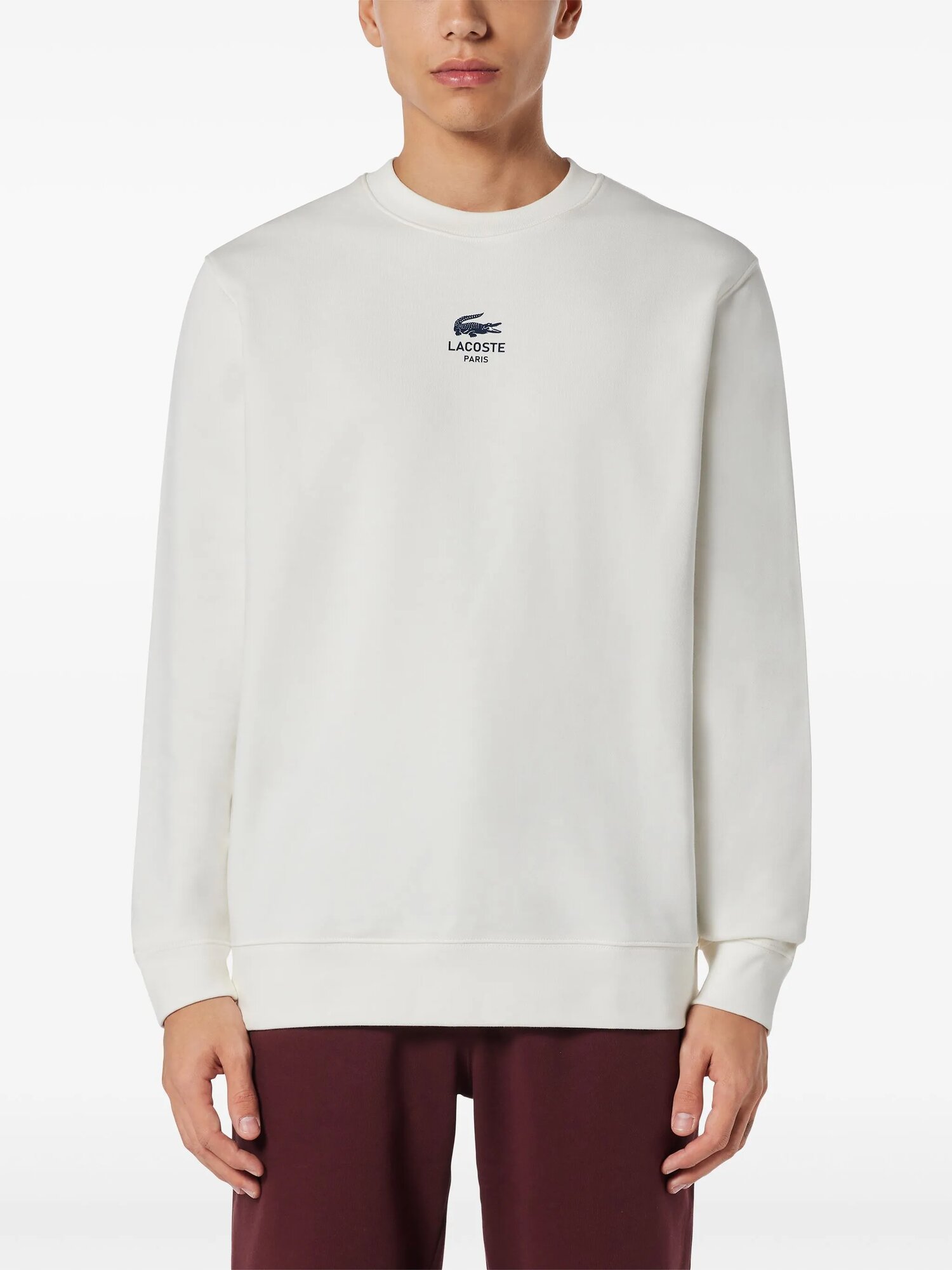 Толстовка LACOSTE, размер XL, , белый — фото 1