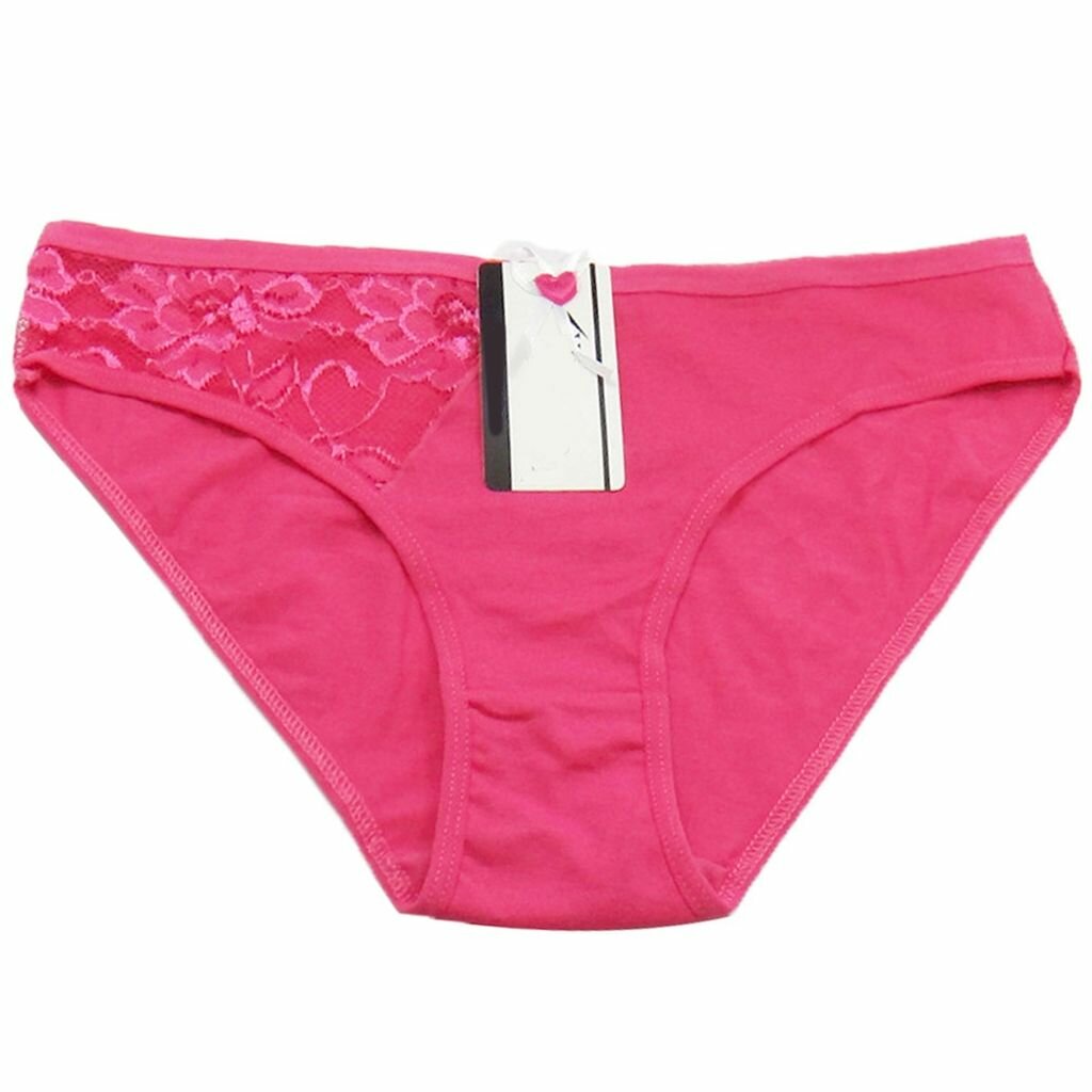 Кружевные трусики с низкой талией и бантом