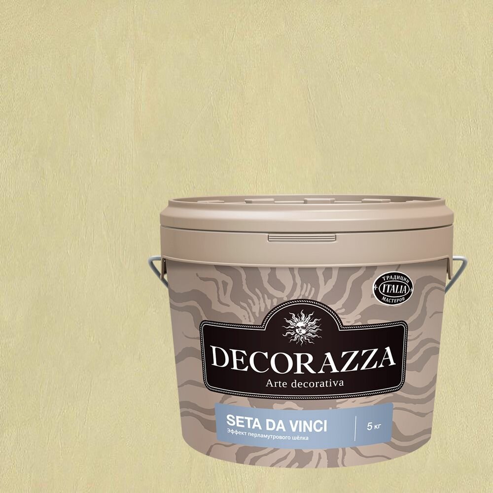 Декоративная штукатурка с эффектом перламутрового шёлка Decorazza Seta Da Vinci (5кг) SD 11-27