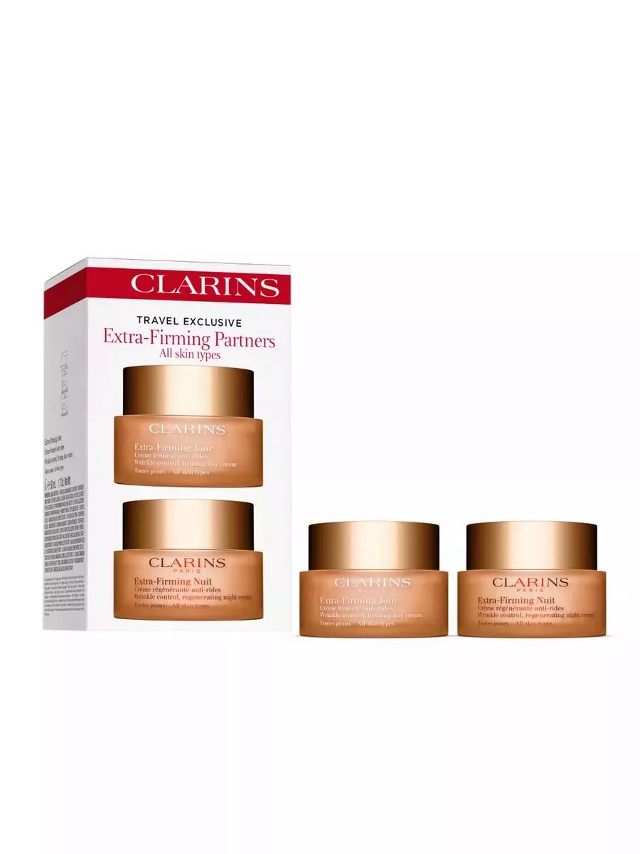 Набор кремов Clarins Travel Exclusive Hydra Essentiel 2x50мл увлажнение SPF15