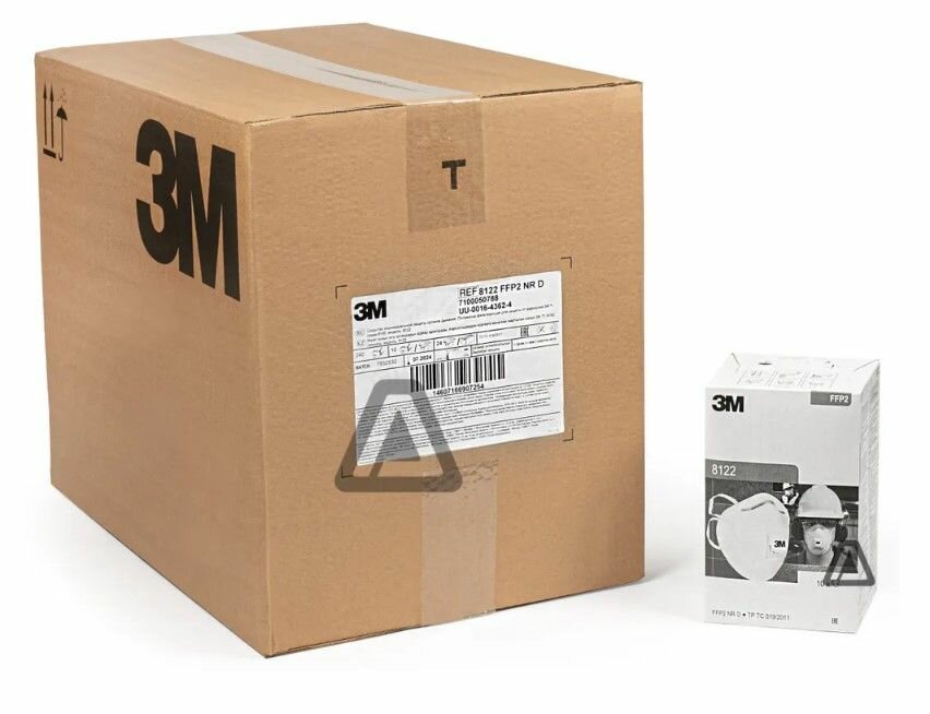 Респиратор 3M 8112 FFP2 с клапаном выдоха, 240шт