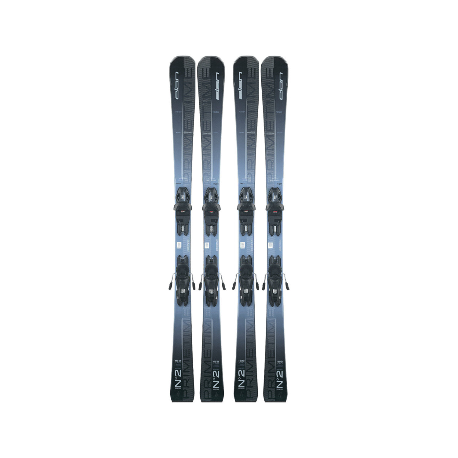 Горные лыжи с креплениями Elan Primetime N°2 Sport W PS + EL 9.0 GW Shift 24/25 , для женщин , Серый