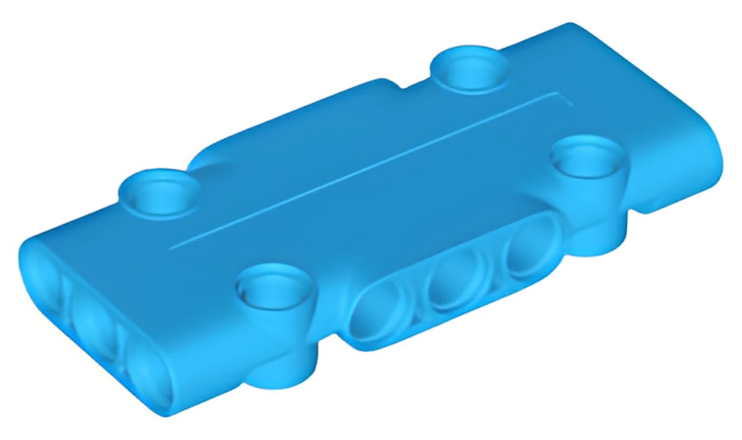 Деталь LEGO Technic, Panel Plate 3 x 7 x 1 71709 Dark Azure N