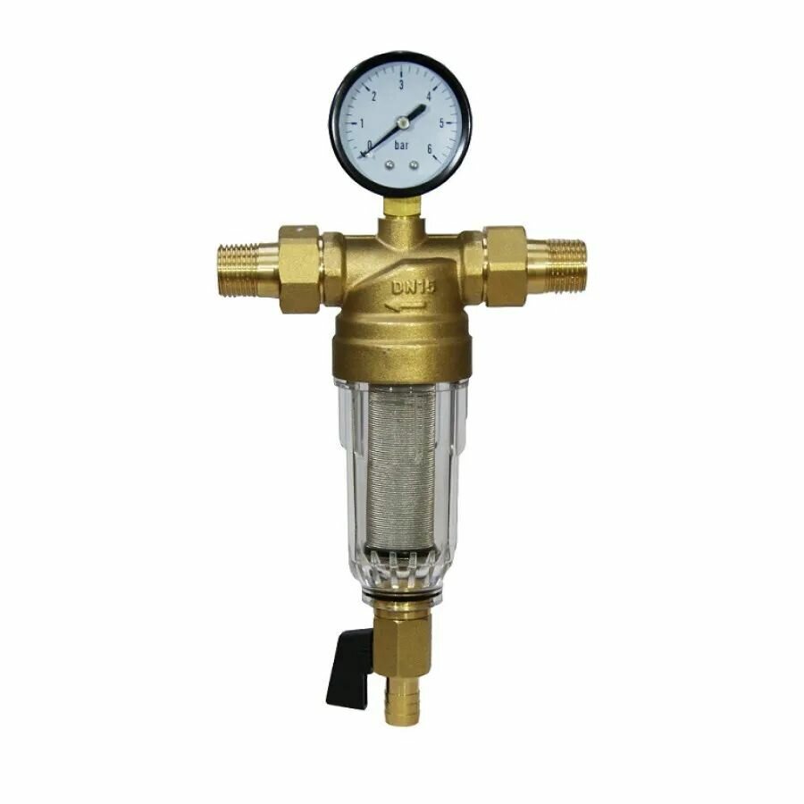 Фильтр с манометром 1/2" для холодной воды Millennium Mill.FTSC. 12. C