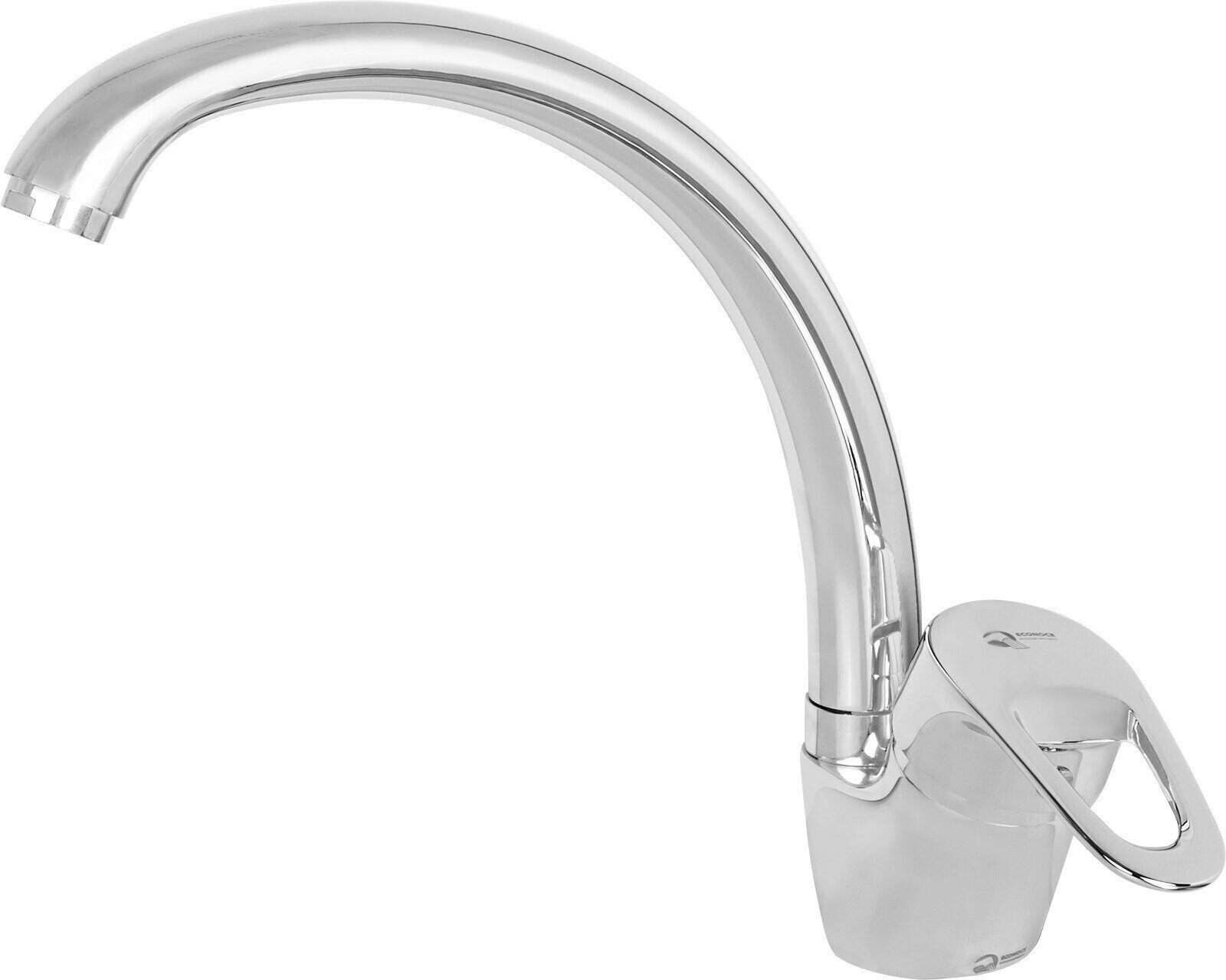 Смеситель для кухни ECONOCE D40-A с поворотным J-изливом серия 470 (EC0470)
