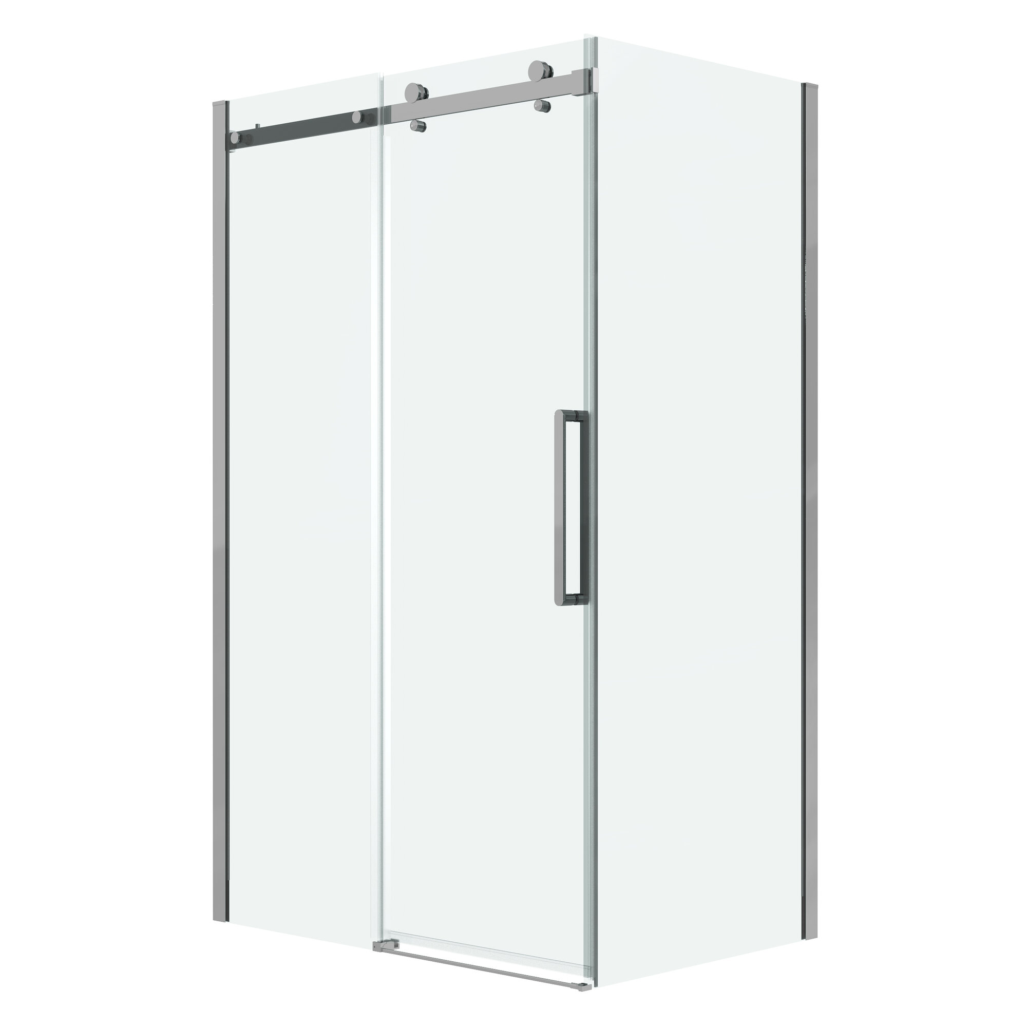 Душевое ограждение Grossman Classic 100. K33.04.120.10.00-200. K33.04.80.10.00 (120х80х195) раздвижная