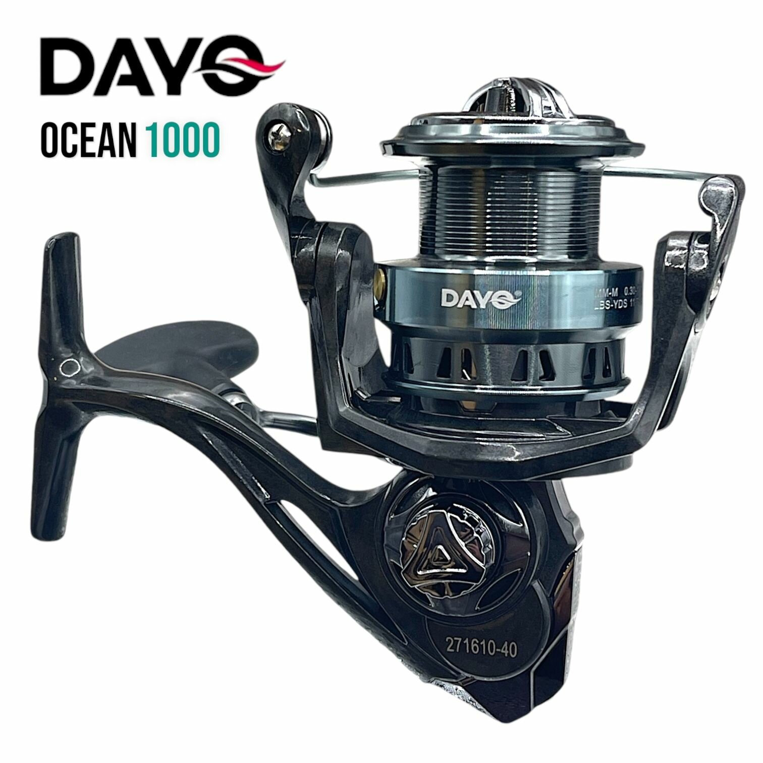 Катушка Dayo Ocean 1000 5+1 для рыбалки на спиннинга, окуня, щуку, судака