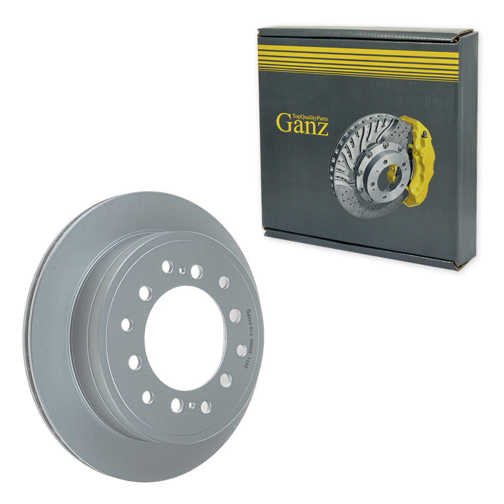 Диск тормозной GANZ задний с покрытием TOYOTA LC Prado J150 Арт: GIJ06022
