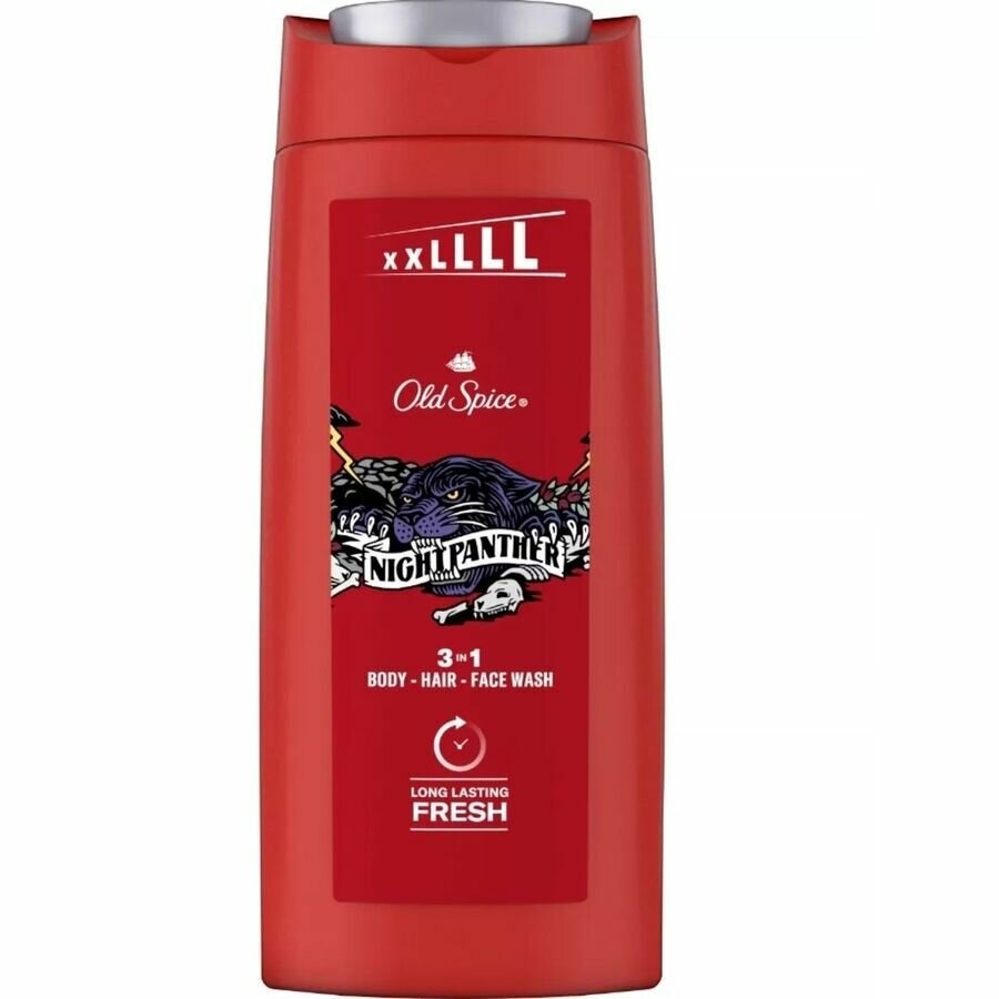 Гель для душа Old Spice 3 в 1, Nightpanther, 675 мл