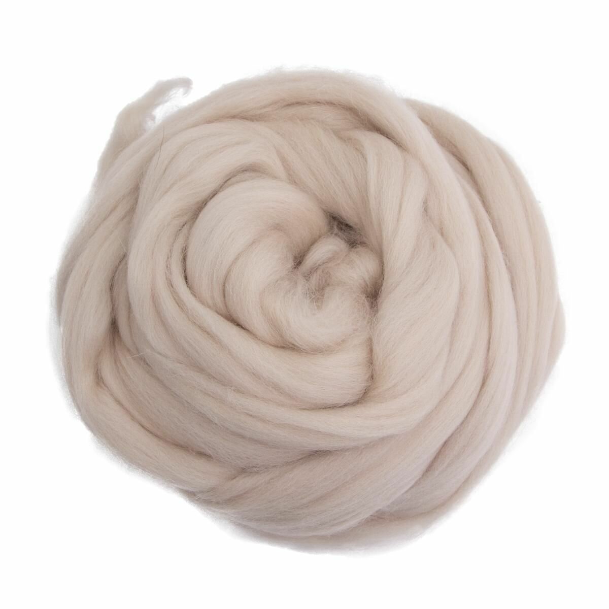 Шерсть для валяния Пряжа из Троицка полутонкая 100%, 100 г, цвет 89 фрез