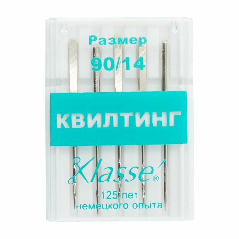 Иглы HEMLINE "Квилтинг", №90, для бытовых швейных машин