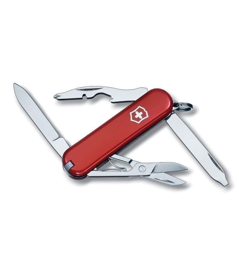 Нож-брелок VICTORINOX Rambler, 58 мм, 10 функций, красный (0.6363)
