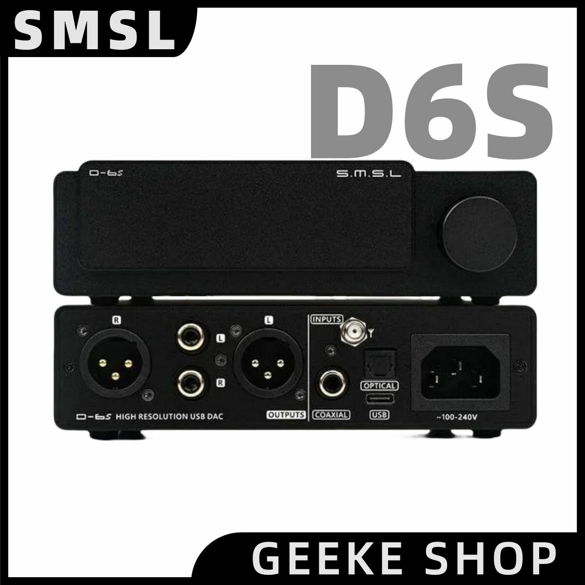 Аудиодекодер Bluetooth SMSL D6S